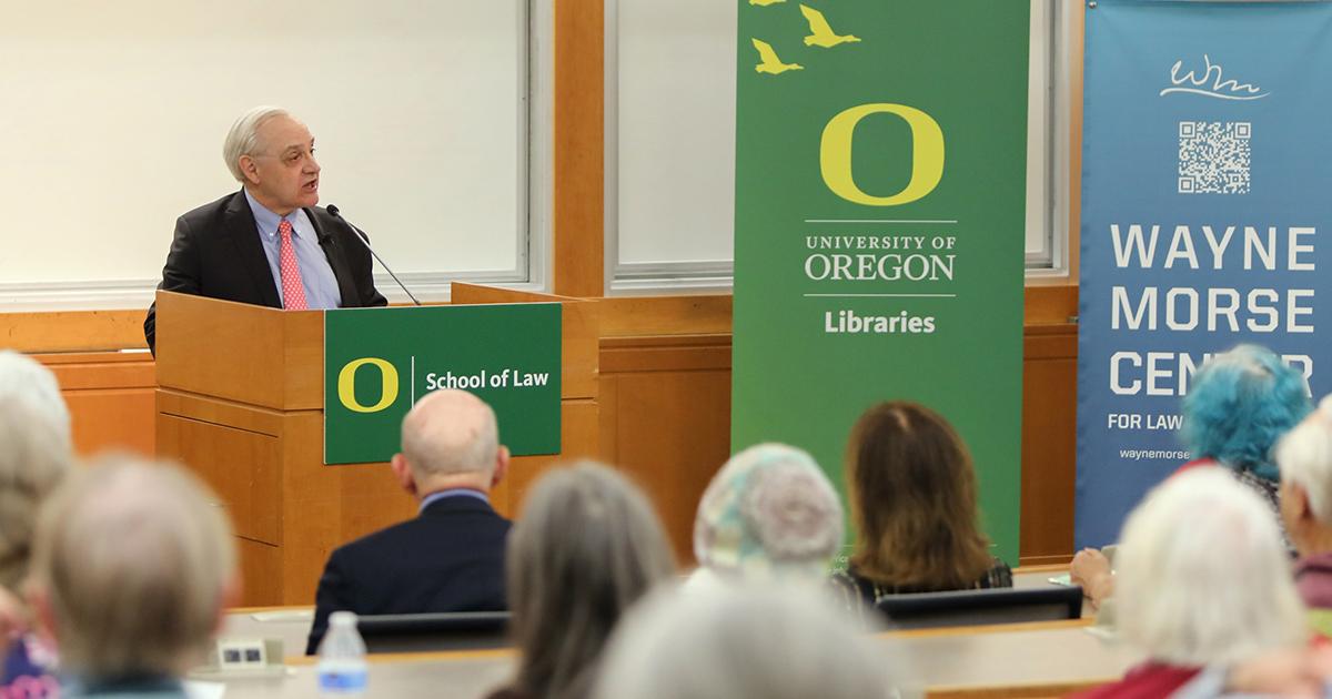 E.J. Dionne, Jr. Shares Insights on Defending Democracy in DeFazio Annual Lecture | UO Libraries